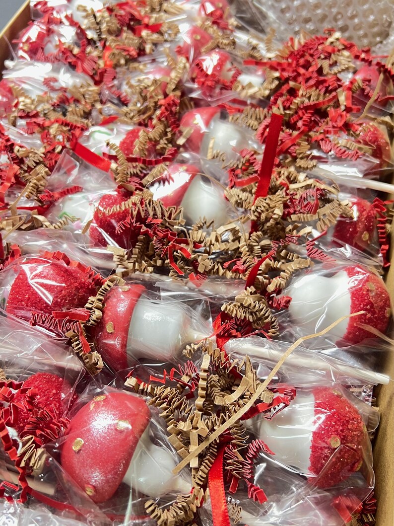Mushroom Cake Pops for Fairy Tale Party – Woodland Baby Shower Treats ...
