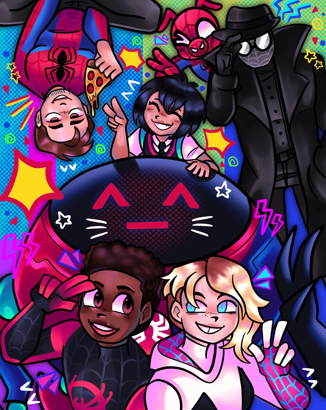 Into the Spiderverse Poster Print - Etsy