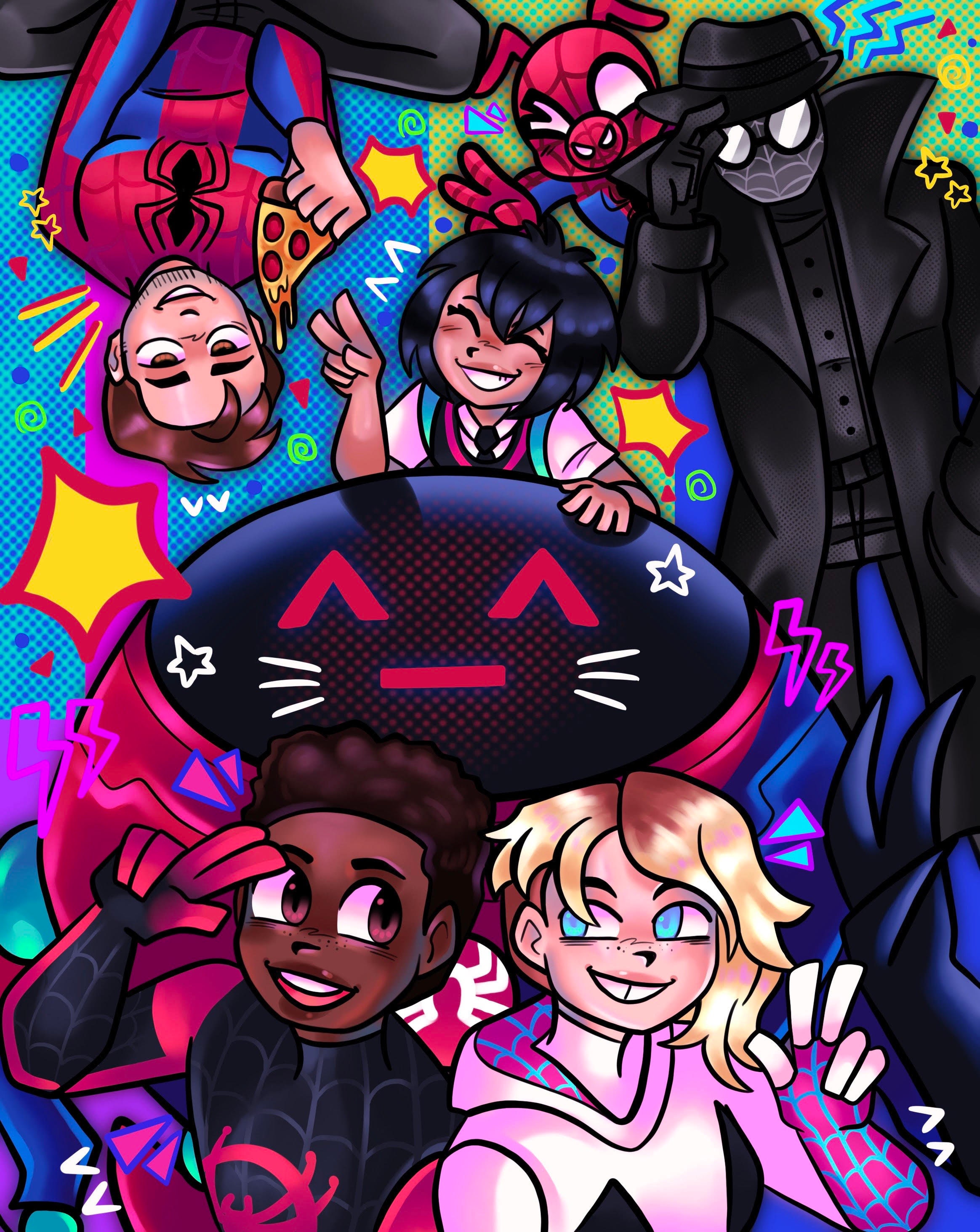 Into the Spiderverse Poster Print - Etsy