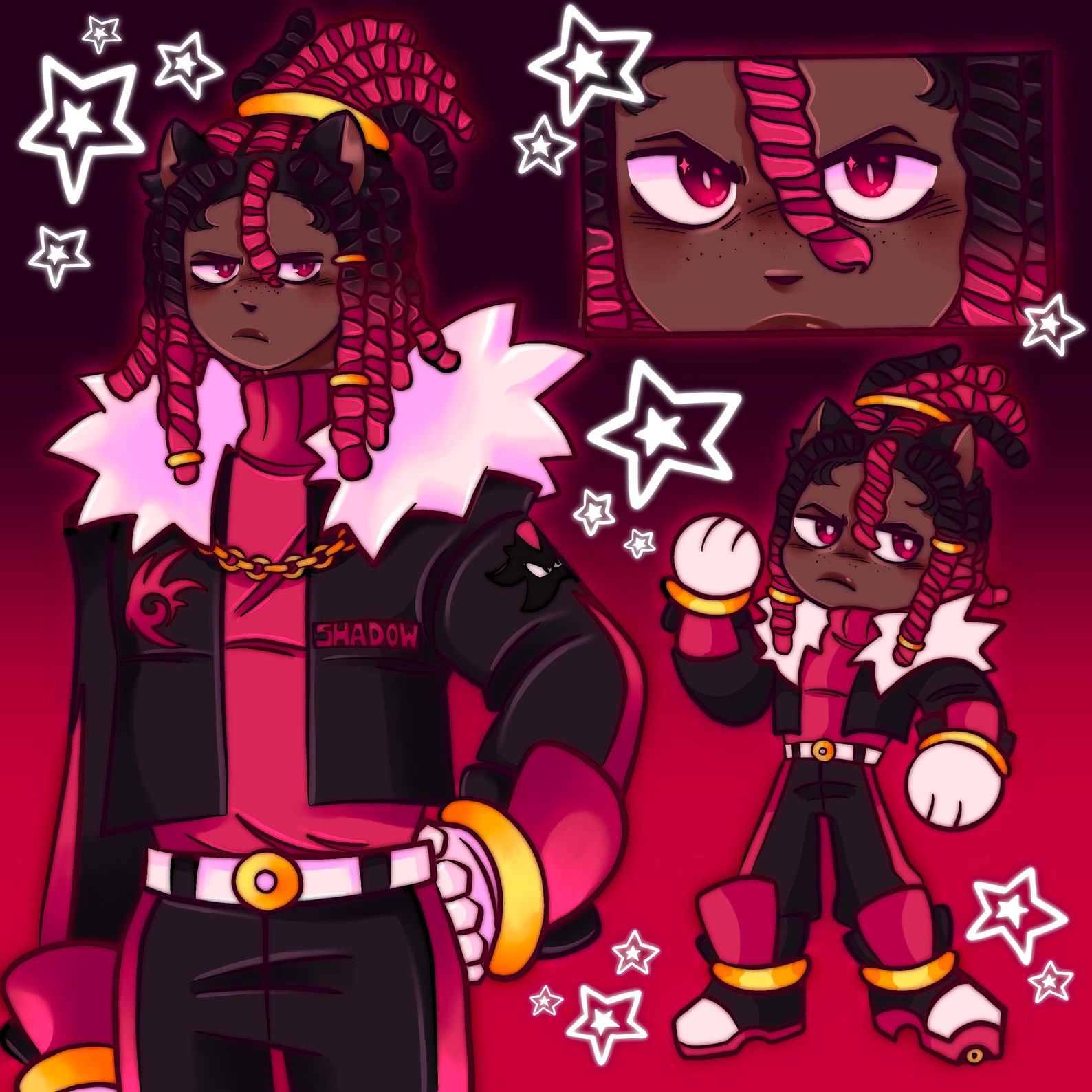 Human Shadow the Hedgehog Poster Print - Etsy