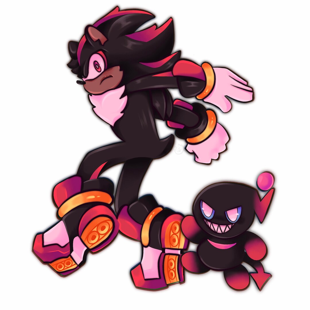 Shadow the Hedgehog Sticker - Etsy