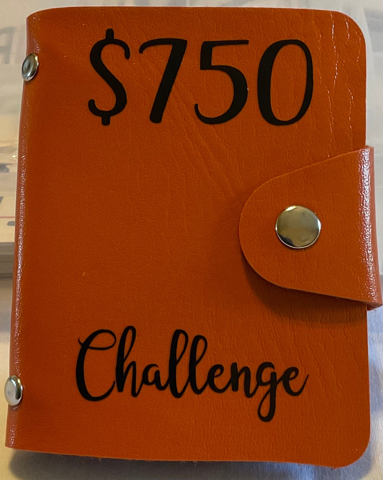 750 Dollar Savings Challenge - Etsy