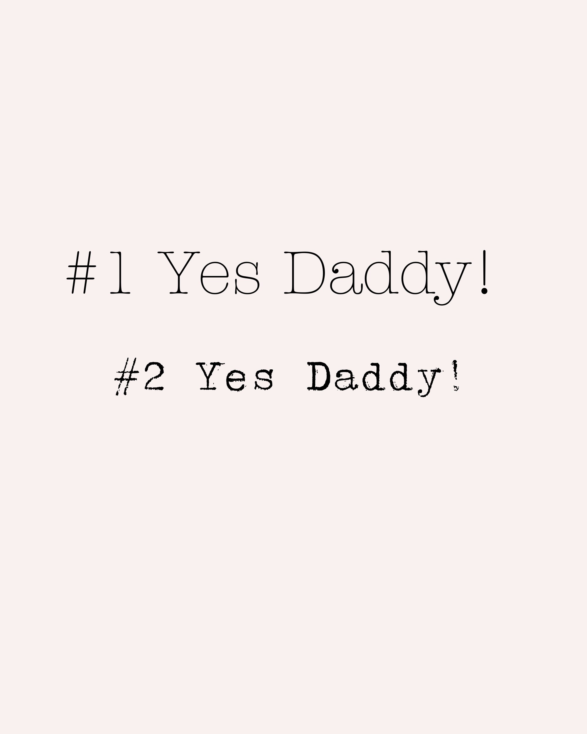 Yes Daddy Temporary Tattoo Set Of 3 Bachelorette Party Tattoo For