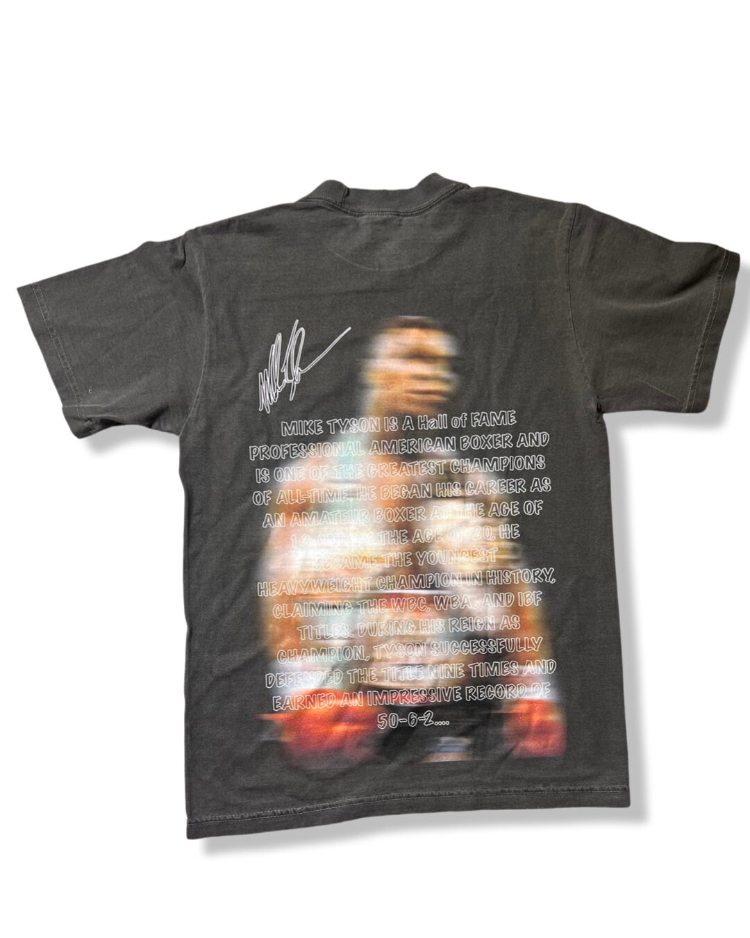 Mike Tyson Inspired Signature Tee, quality Fabrics - Etsy
