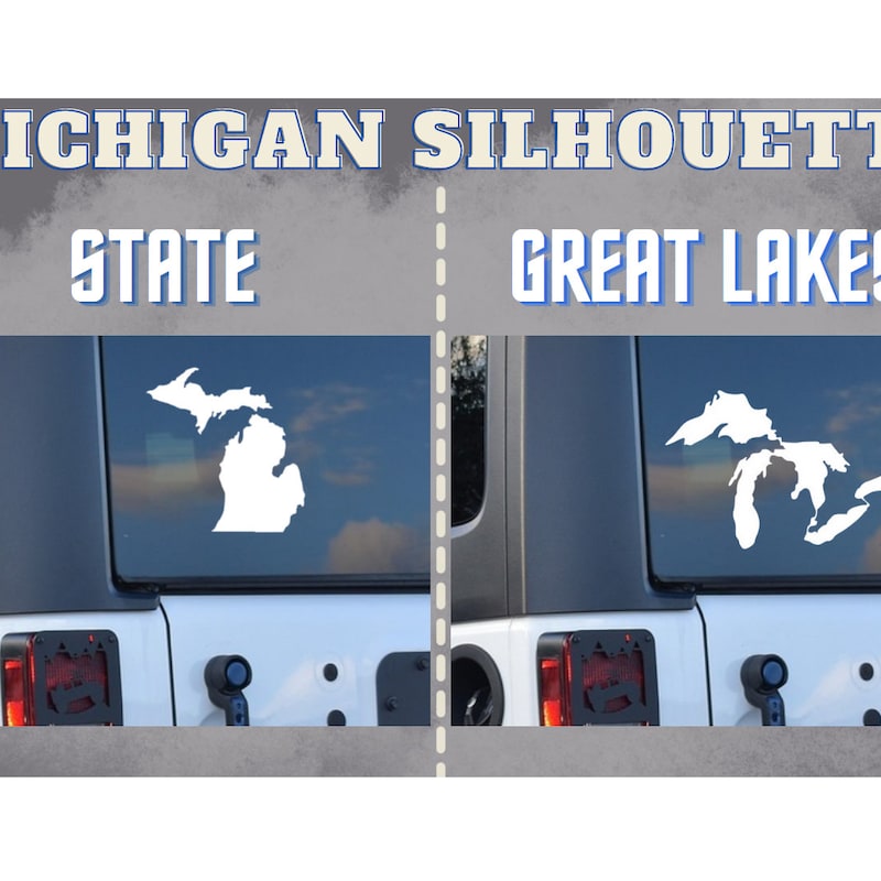 Michigan Car Decal - Etsy