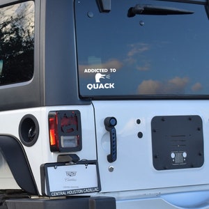 Addicted to QUACK Vinyl Decal -- Duck Hunting Car Sticker - Etsy