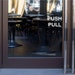 Business Door Push / Pull Text Vinyl -- Selectable Font/size Options - Etsy