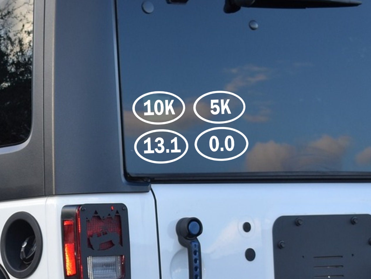 Marathon Custom Distance Vinyl Car Decal 4.5 Inch Custom Distance 5K ...