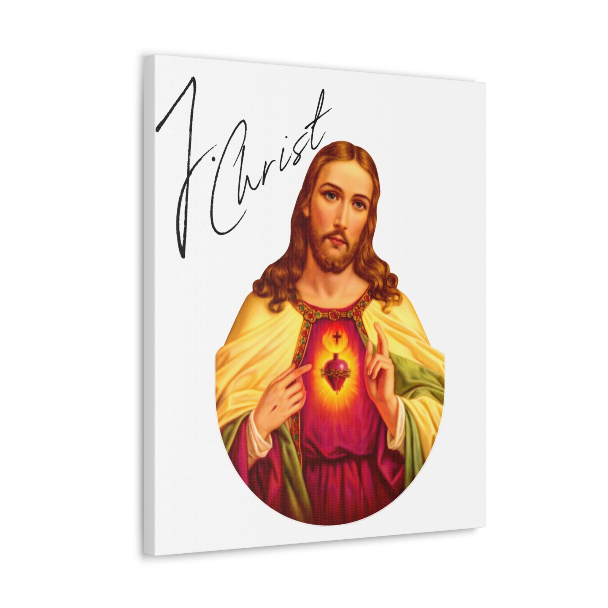 Jesus Autograph Canvas - Etsy