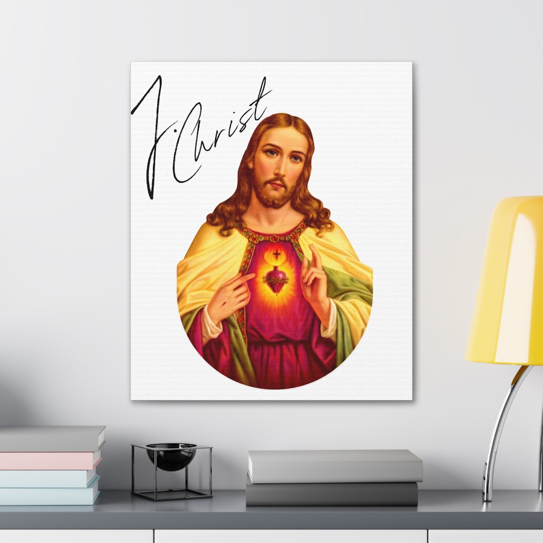 Jesus Autograph Canvas - Etsy