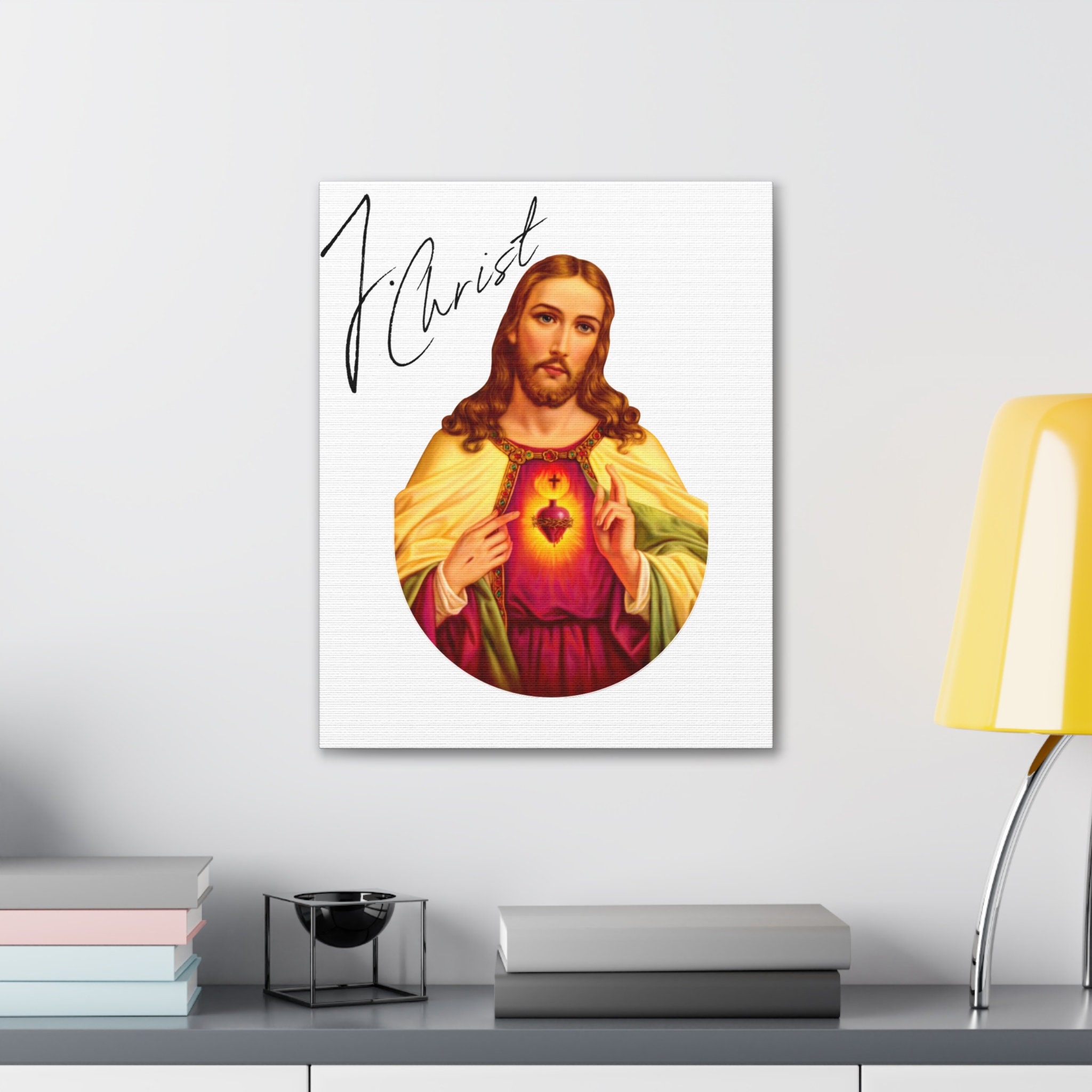 Jesus Autograph Canvas - Etsy