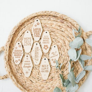 Self Love Keychains - Retro Keychains - Motel Keychains - Hotel ...