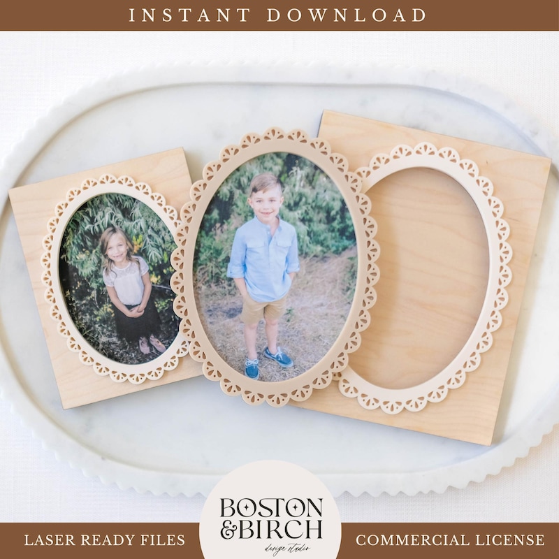 Vintage Scalloped Svg - Etsy UK