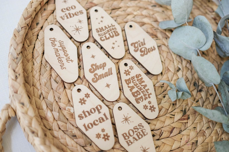 Small Business Keychains - Retro Keychain - Motel Keychain - Hotel ...