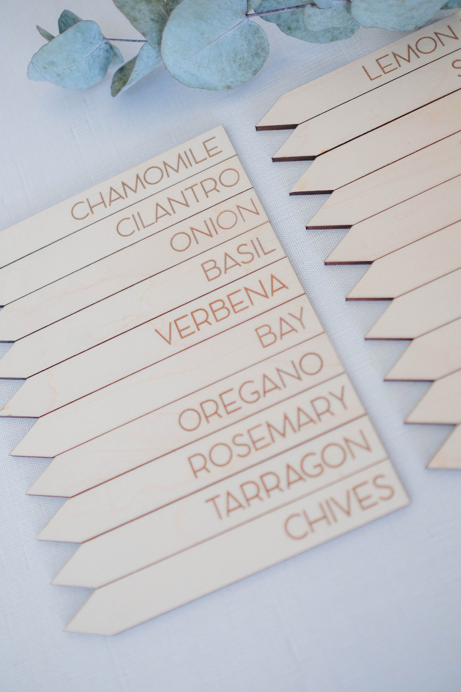 Laser Cut Herb Marker SVG File – Veggie Garden Labels (digital Download ...
