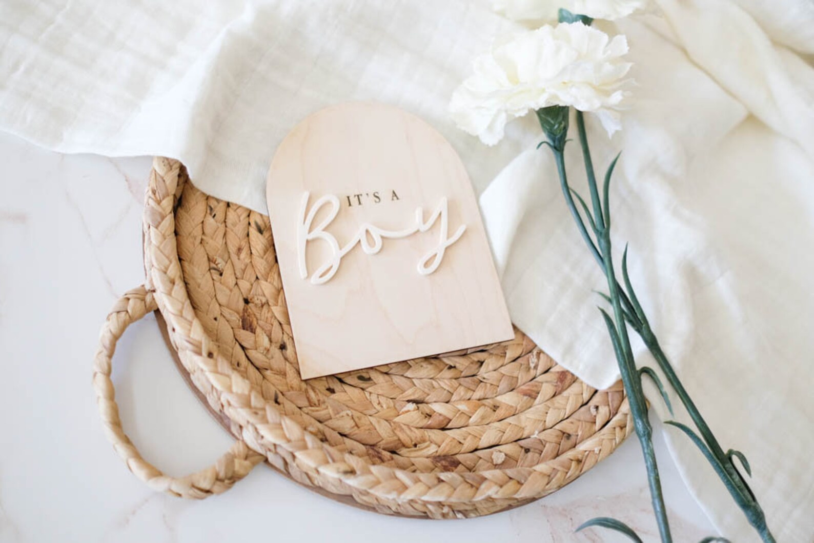 Gender Reveal Sign for Hospital Surprise Gender Announcement Newborn ...