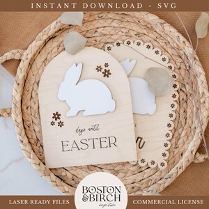 Easter Countdown Board SVG - Laser Cut File (digital Download) - Etsy