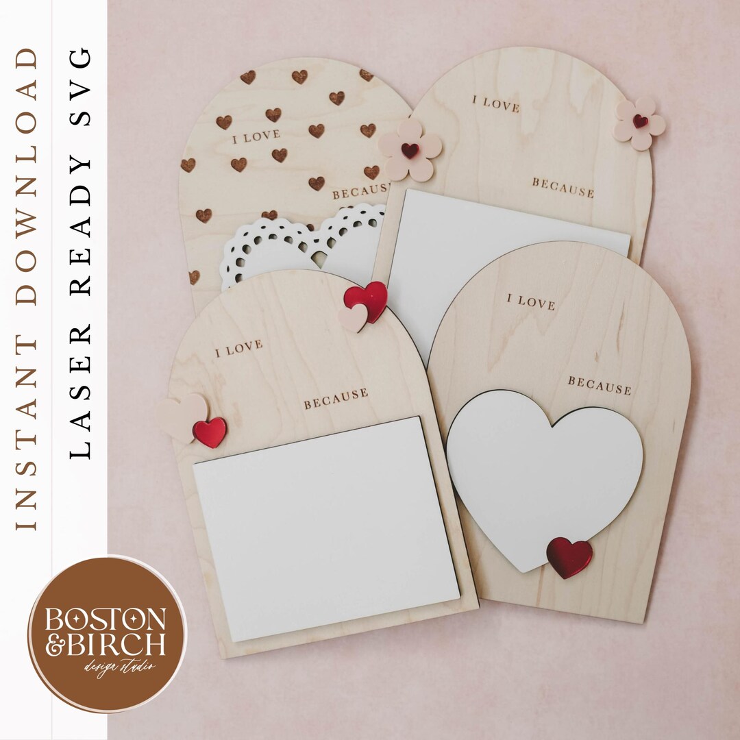 I Love You Message Board SVG - Valentines Day Gift - Laser Ready Cut ...