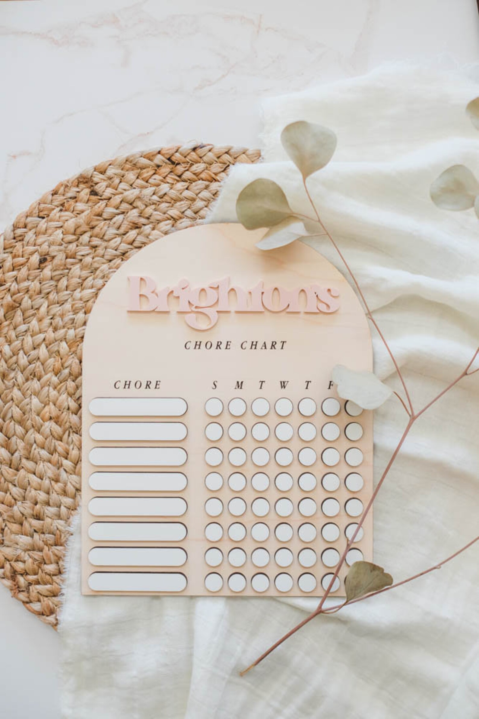Kids Chore Chart SVG – Laser Cut File, Allowance Tracker (digital ...