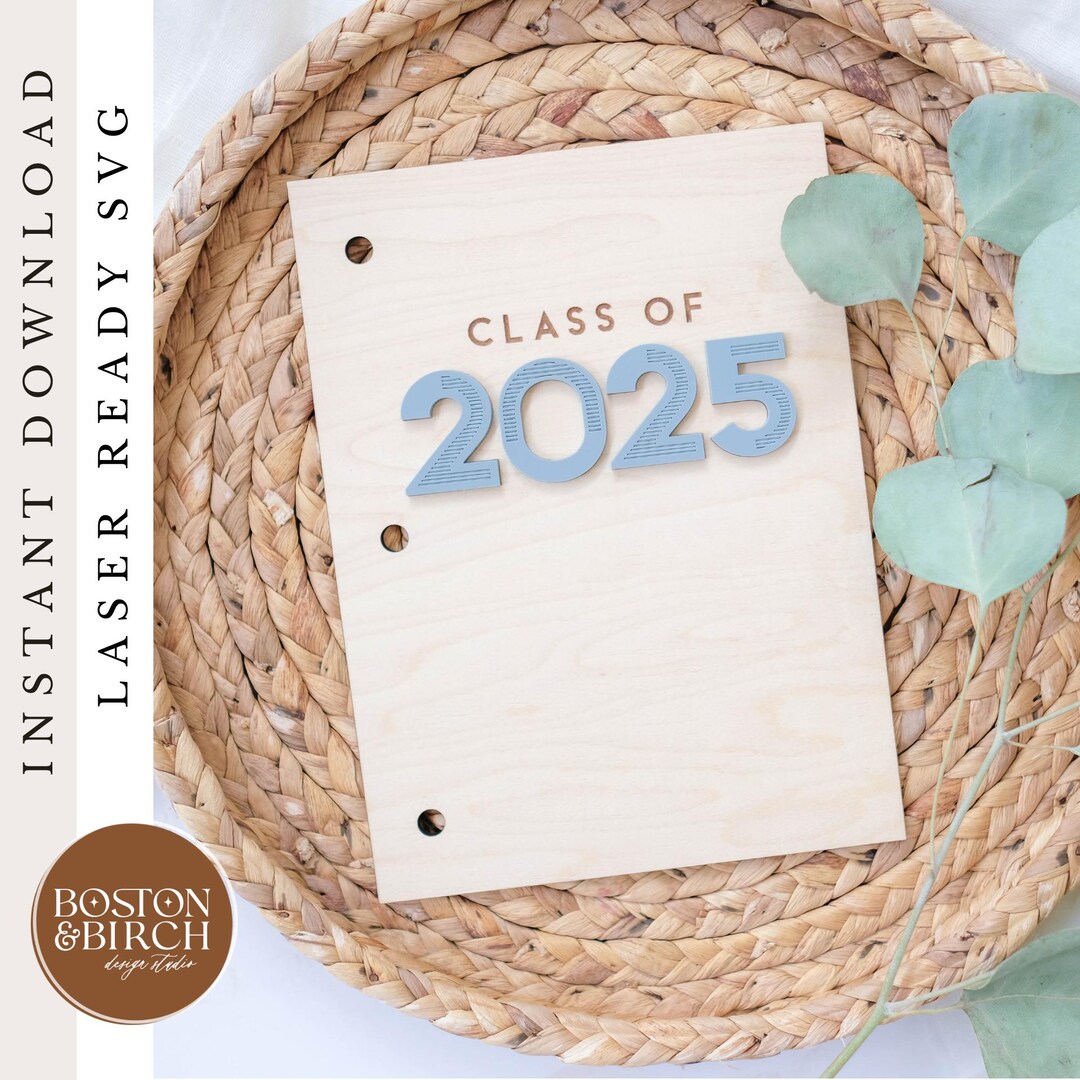 Class of 2025 Card Keeper SVG File, Laser Cut Graduation Gift (digital ...