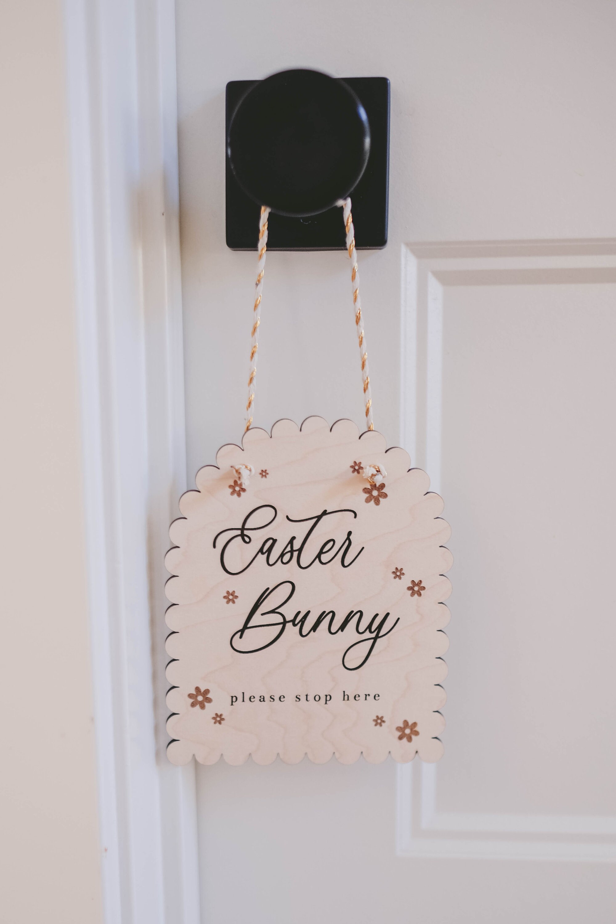 Easter Bunny Stop Here Sign SVG Easter SVG Laser Ready Cut File Digital ...