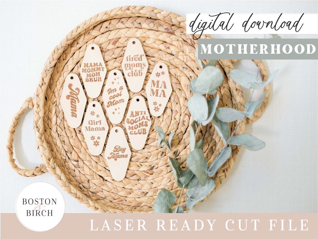 Motherhood Keychain retro Keychains Motel Keychains Hotel Keychains ...