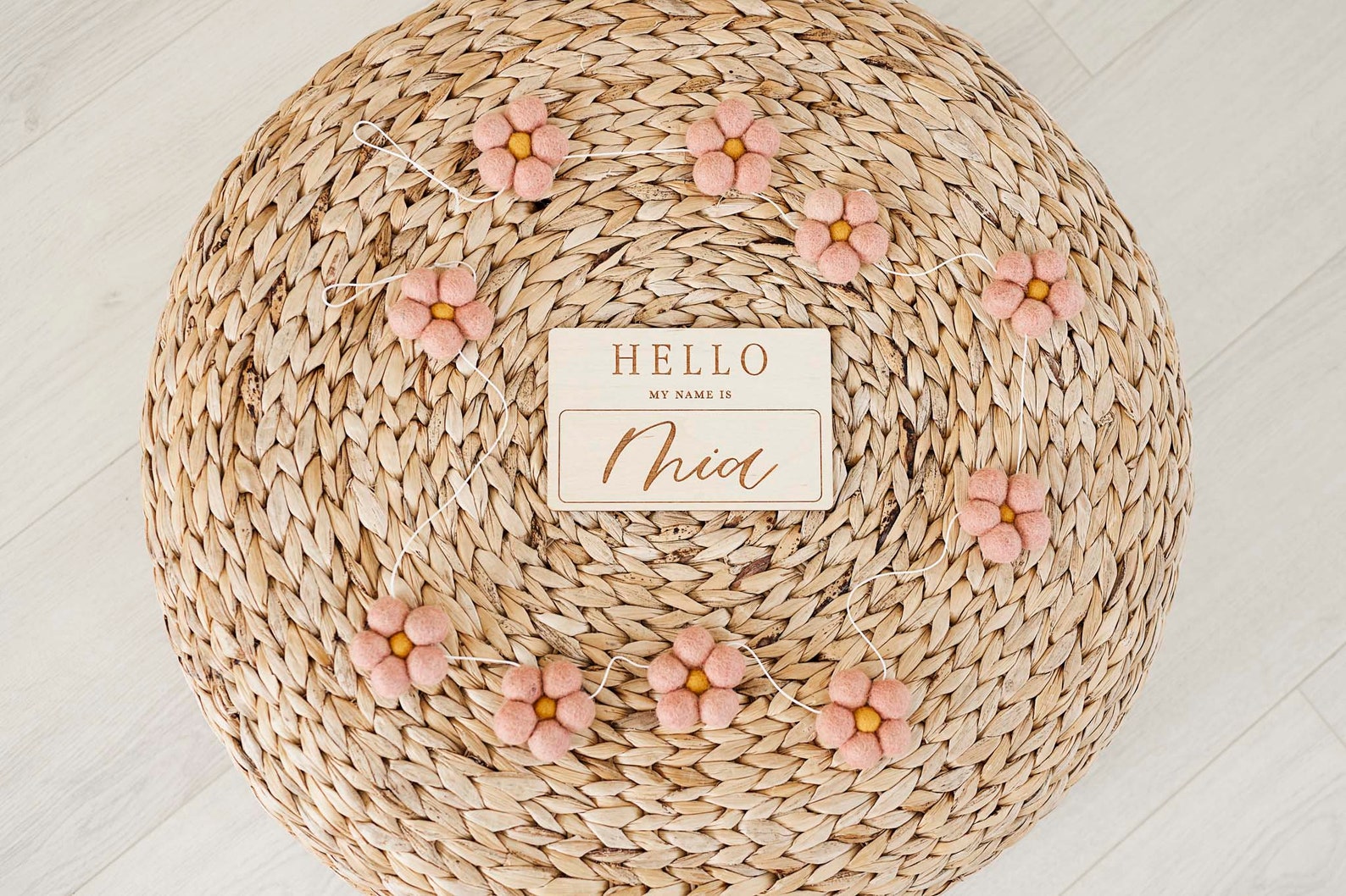 Welcome Baby Sign Laser Cut File – Newborn Announcement (digital ...
