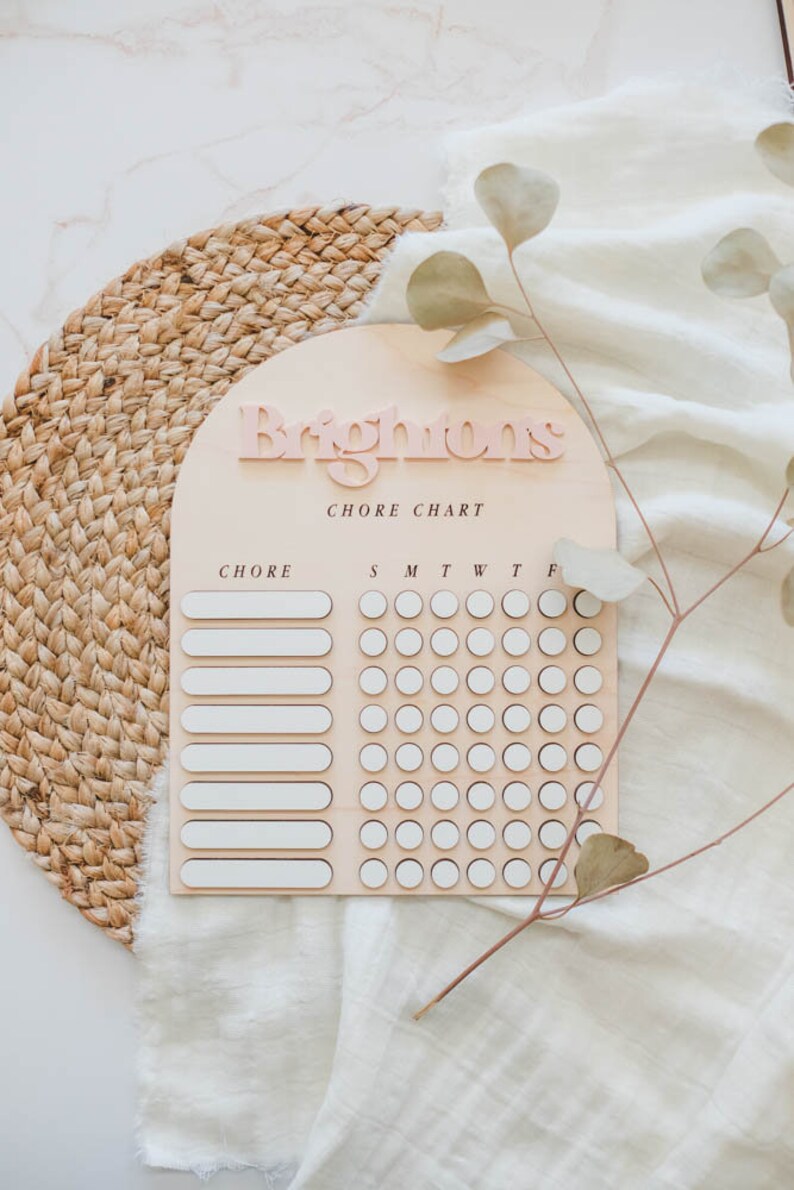 Kids Chore Chart Personalized Allowance Tracker Kids Routine Chart SVG ...