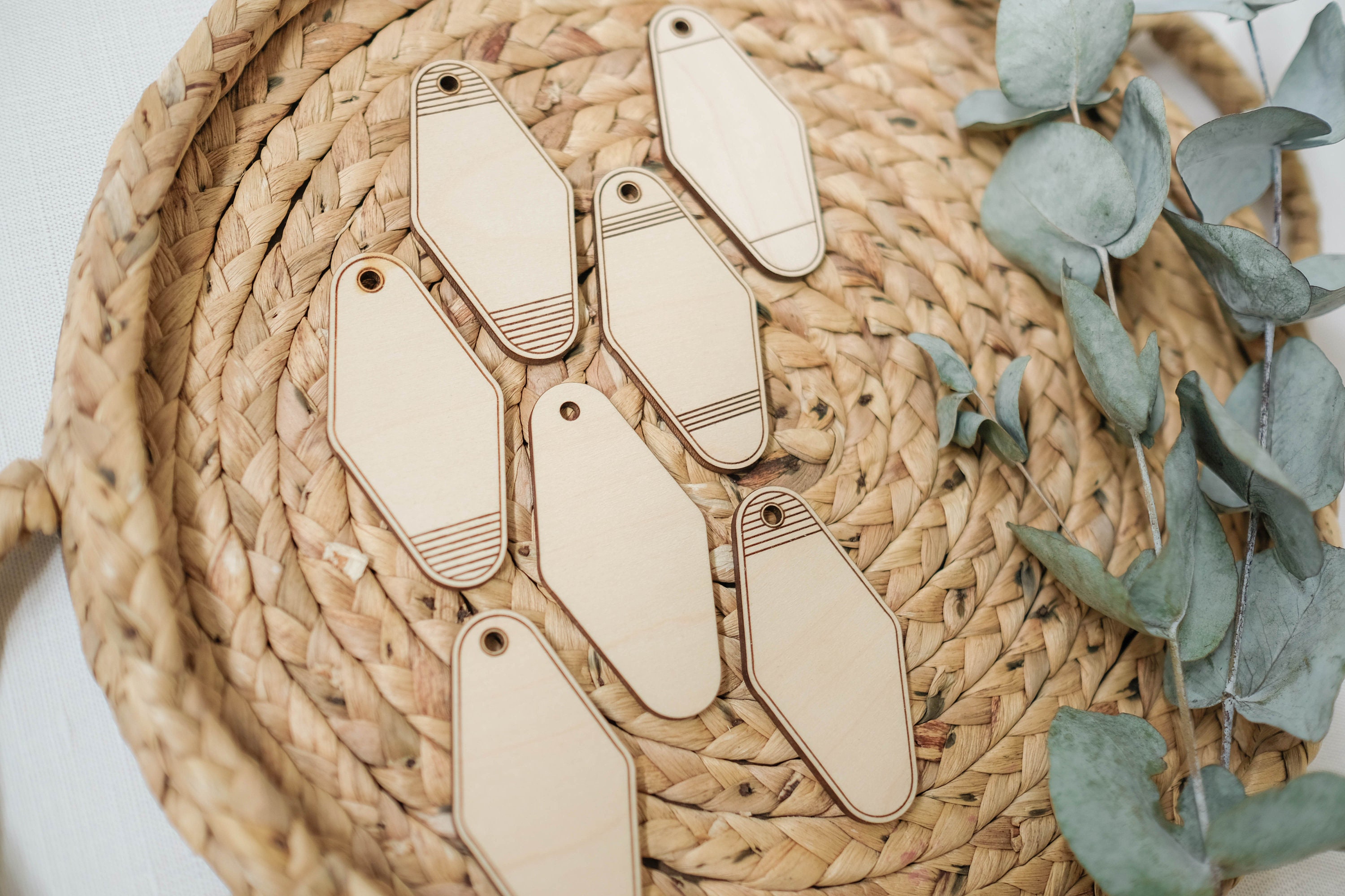 Blank Keychains Retro Keychain Motel Keychain Hotel Keychains Glowforge ...