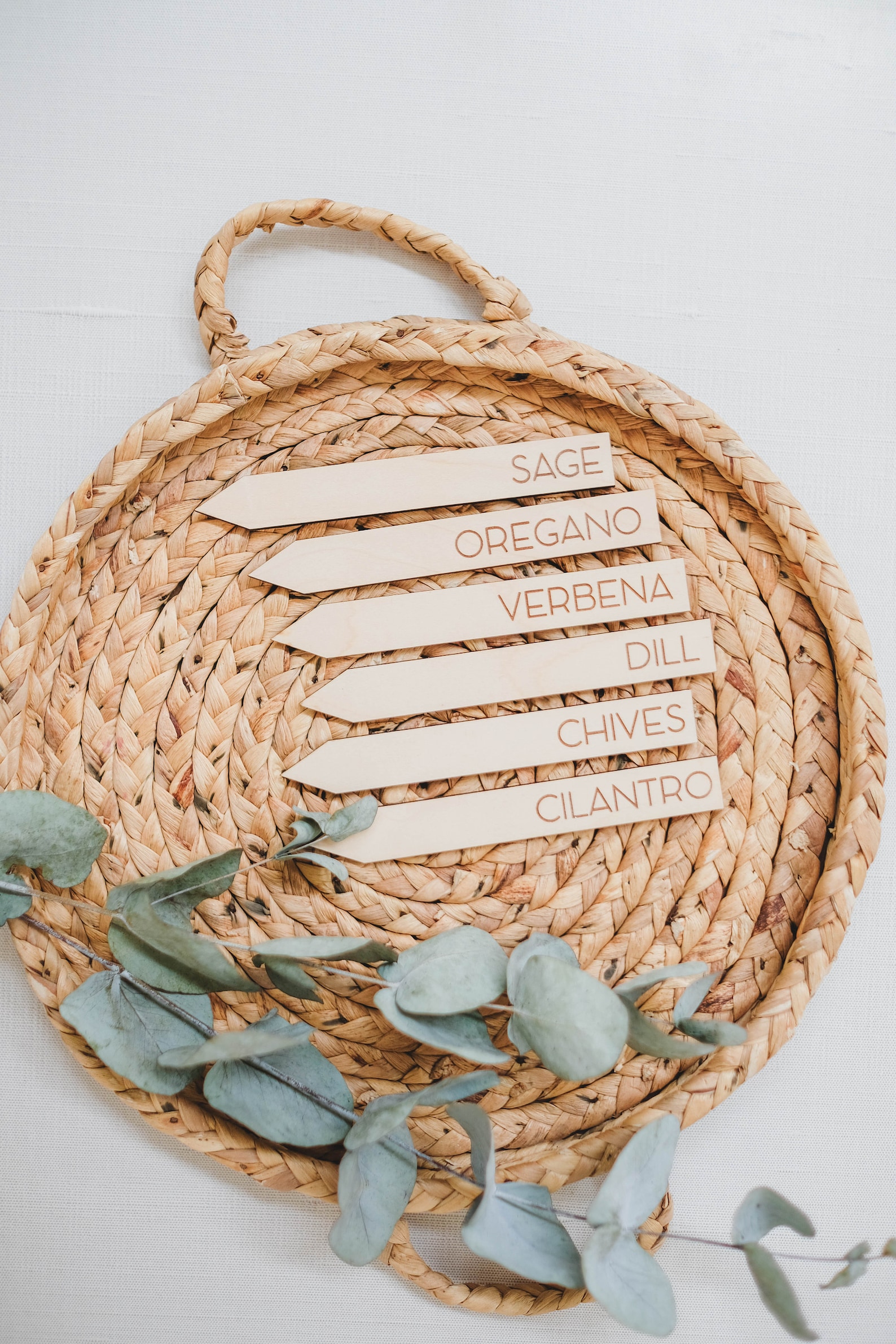 Laser Cut Herb Marker SVG File – Veggie Garden Labels (digital Download ...