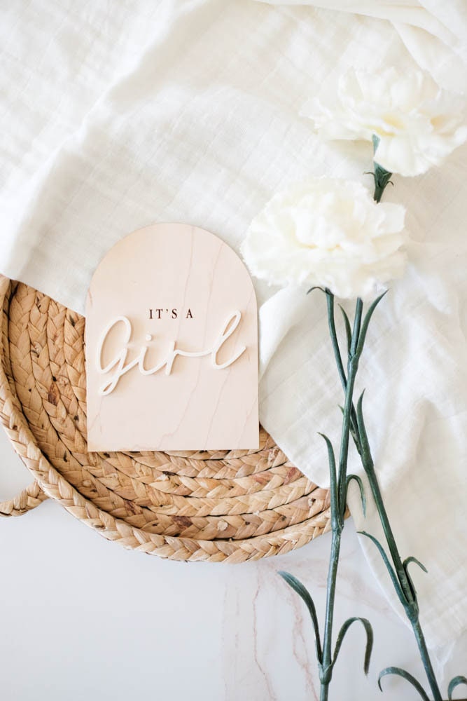 Gender Reveal Sign for Hospital Surprise Gender Announcement Newborn ...