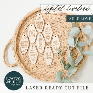 Self Love Keychains Retro Keychains Motel Keychains Hotel Keychains ...