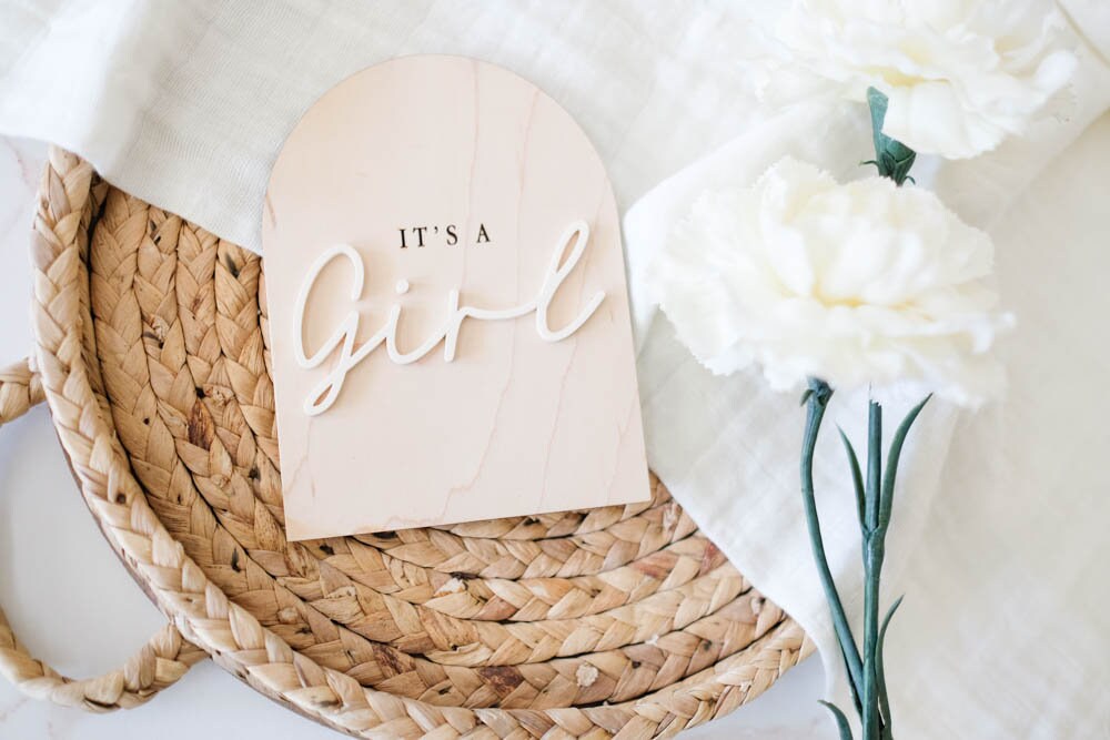 Gender Reveal Sign for Hospital Surprise Gender Announcement Newborn ...