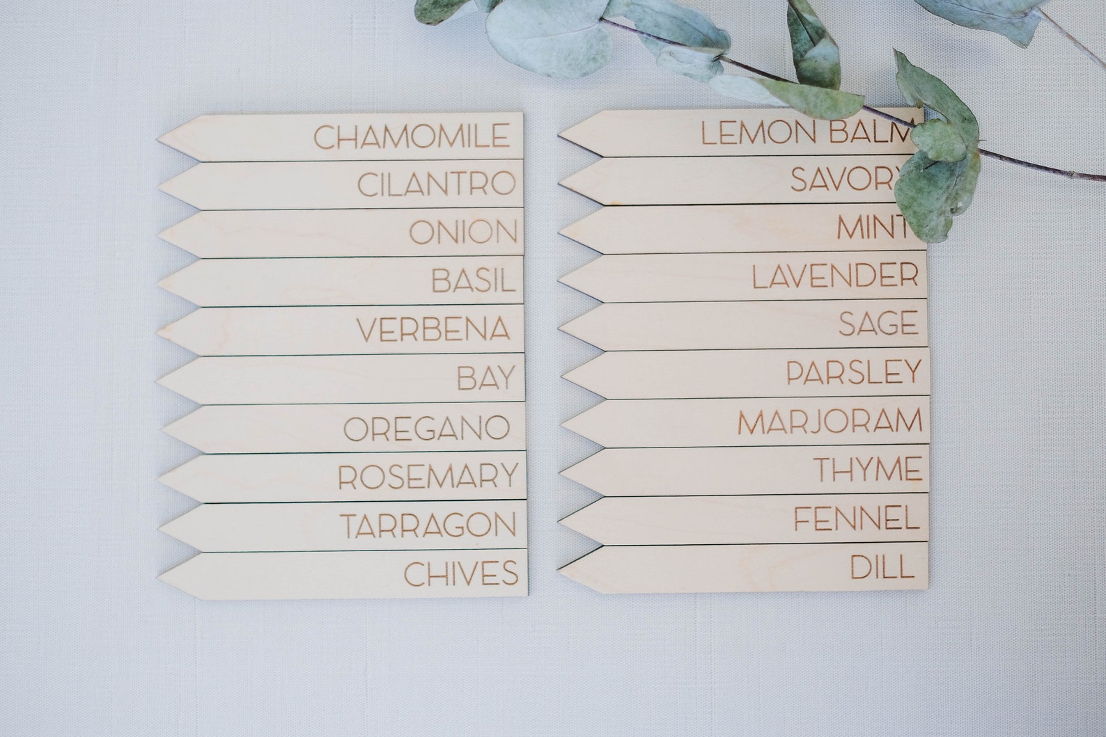 Laser Cut Herb Marker SVG File – Veggie Garden Labels (digital Download ...