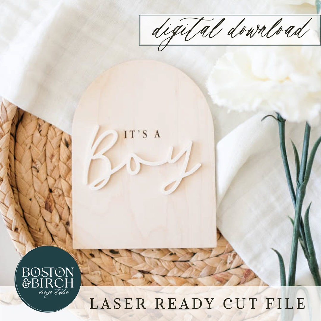 Gender Reveal Sign for Hospital Surprise Gender Announcement Newborn ...