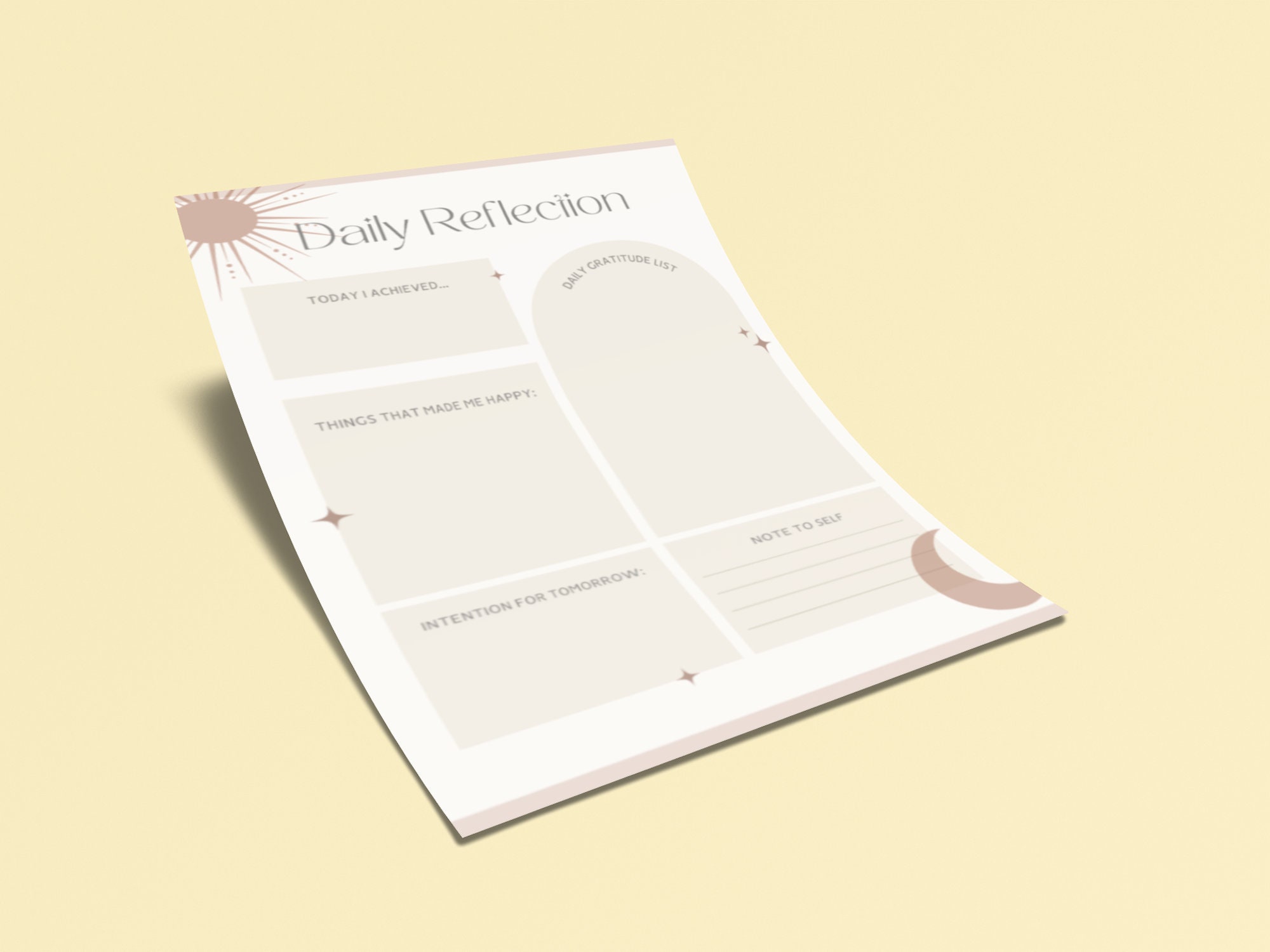 Printable Minimalist Daily Planner Boho Daily Schedule Daily Agenda ...