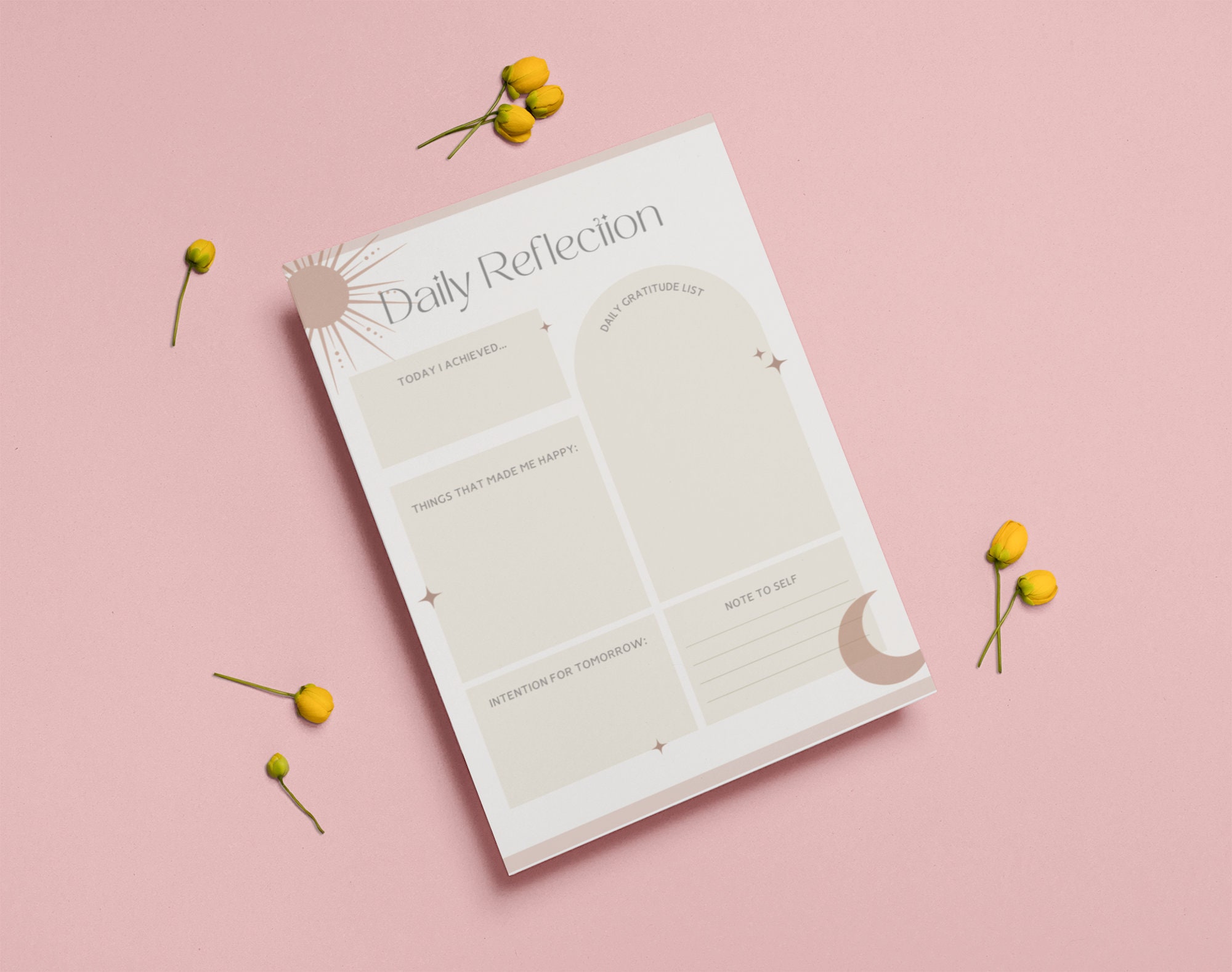 Printable Minimalist Daily Planner Boho Daily Schedule Daily Agenda ...