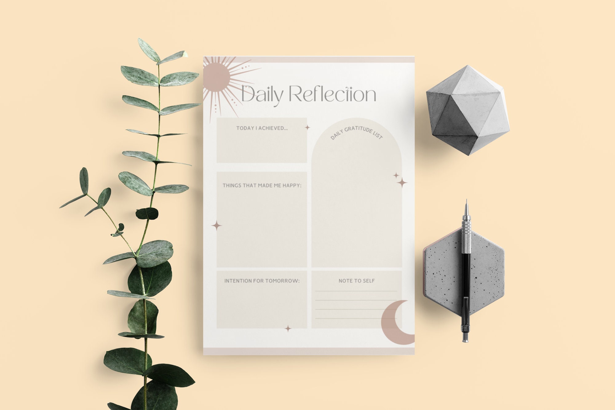Printable Minimalist Daily Planner Boho Daily Schedule Daily Agenda ...