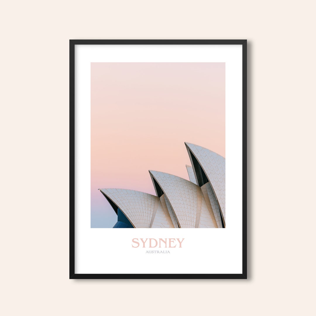 Buy Sydney Travel Poster, Sydney Opera House Photography Print ...