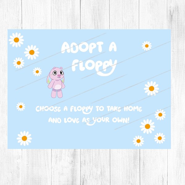 Bluey Party Adopt a Floppy - Etsy