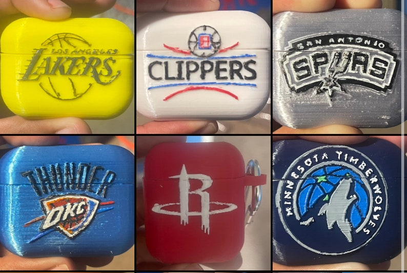 3D Printed NBA AirPod Cases (read Description) - Etsy