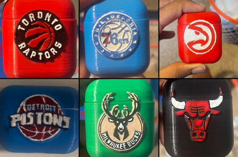 3D Printed NBA AirPod Cases (read Description) - Etsy
