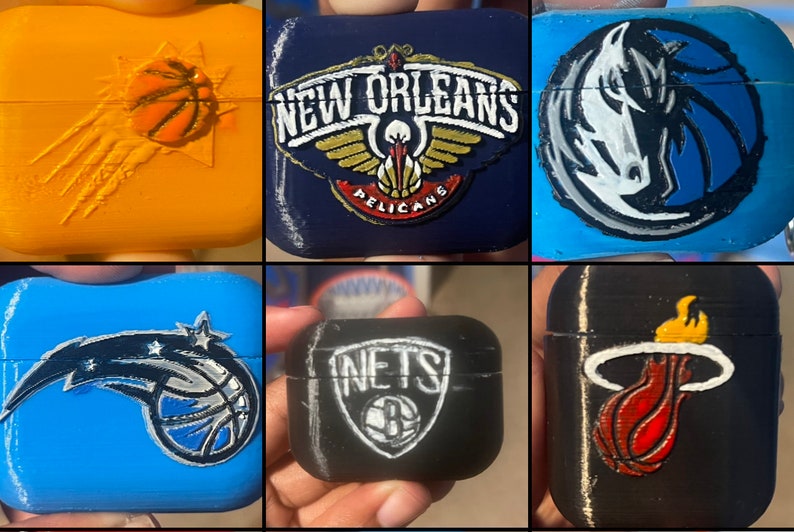3D Printed NBA AirPod Cases (read Description) - Etsy