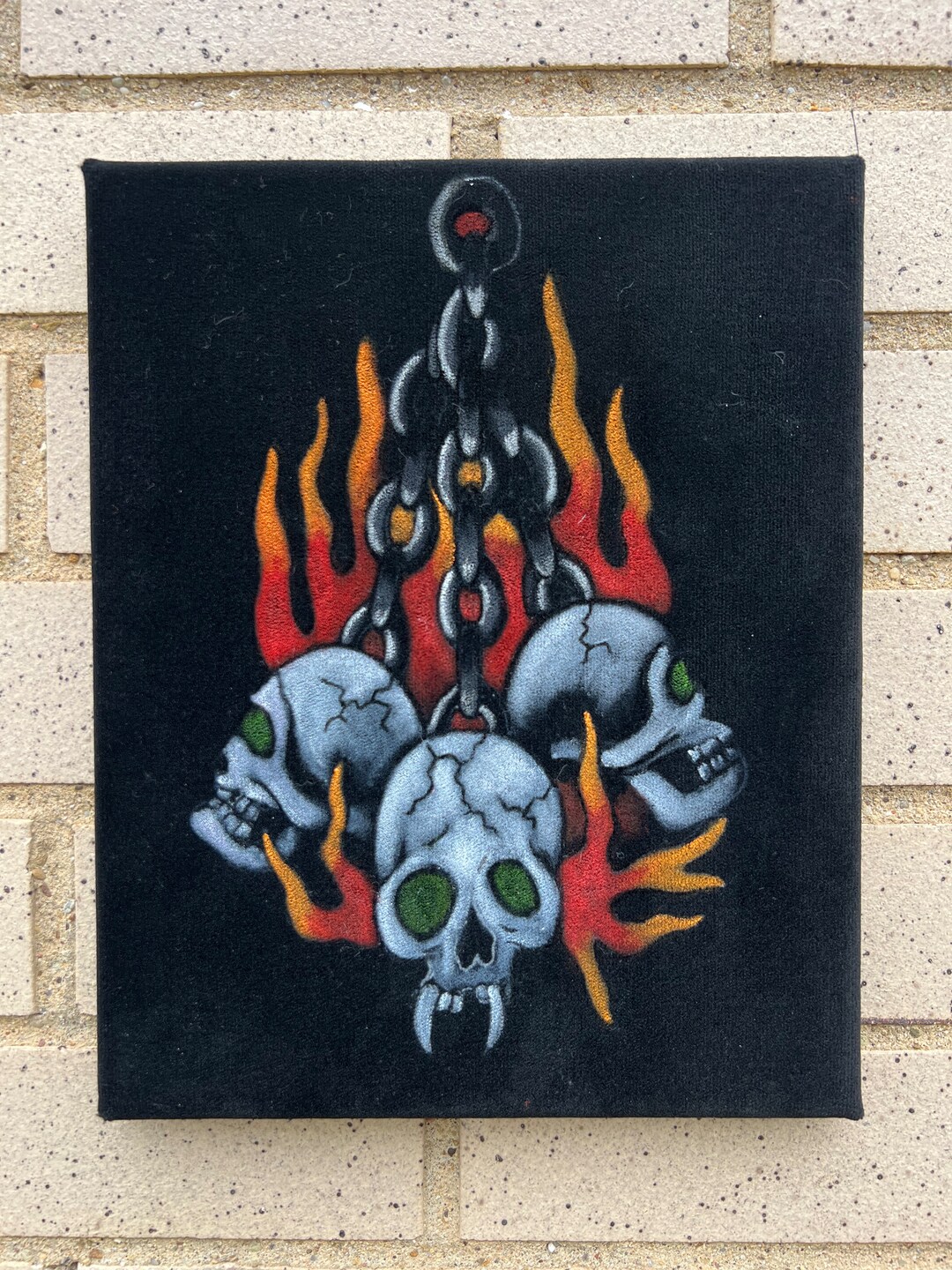 Spaulding Rogers Tattoo Flash Hanging Skulls Vintage Style - Etsy