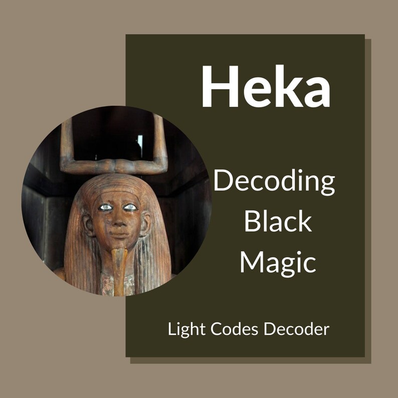Decoding Black Magic Light Codes, Ancient Egyptian Magic, Spiritual Protection, Spiritual ...