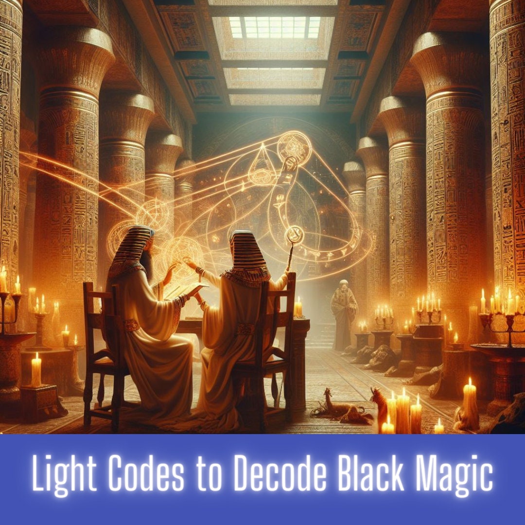 Decoding Black Magic Light Codes, Ancient Egyptian Magic, Spiritual ...