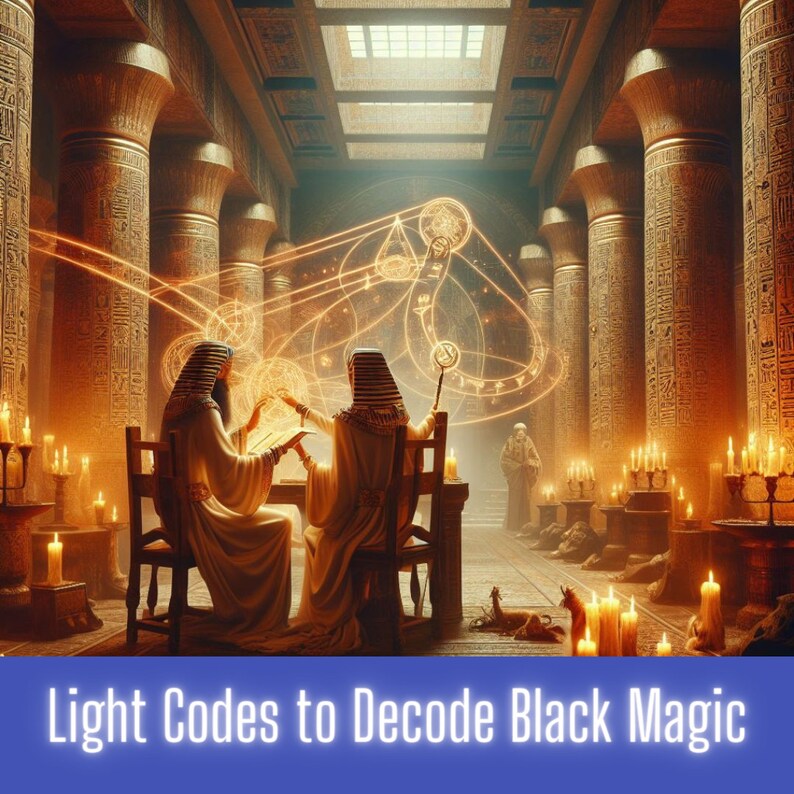 Decoding Black Magic Light Codes, Ancient Egyptian Magic, Spiritual ...