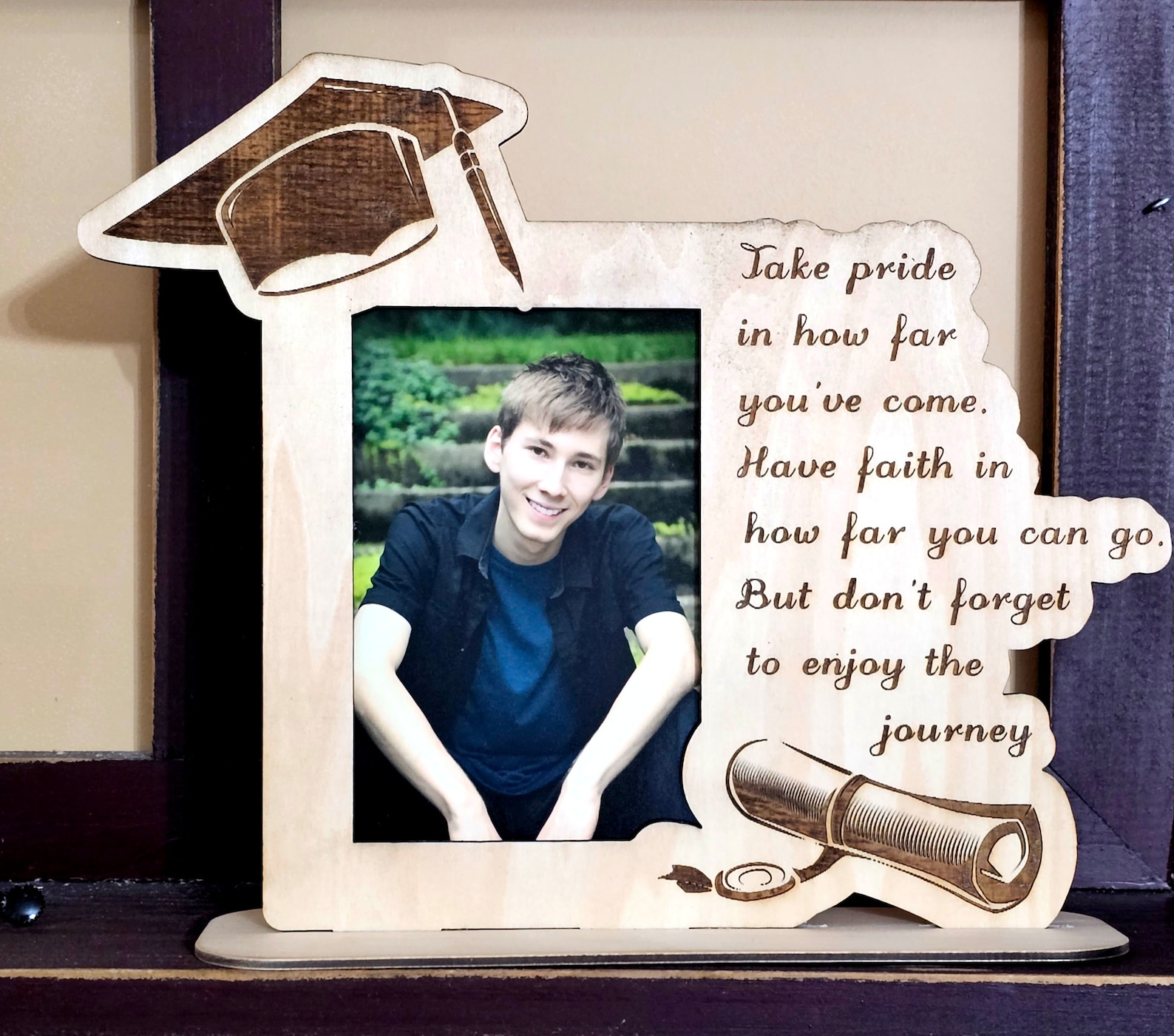 Custom Graduation Picture Holder. Display Table Decor. Graduation Party ...