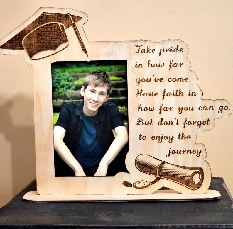 Custom Graduation Picture Holder. Display Table Decor. Graduation Party ...