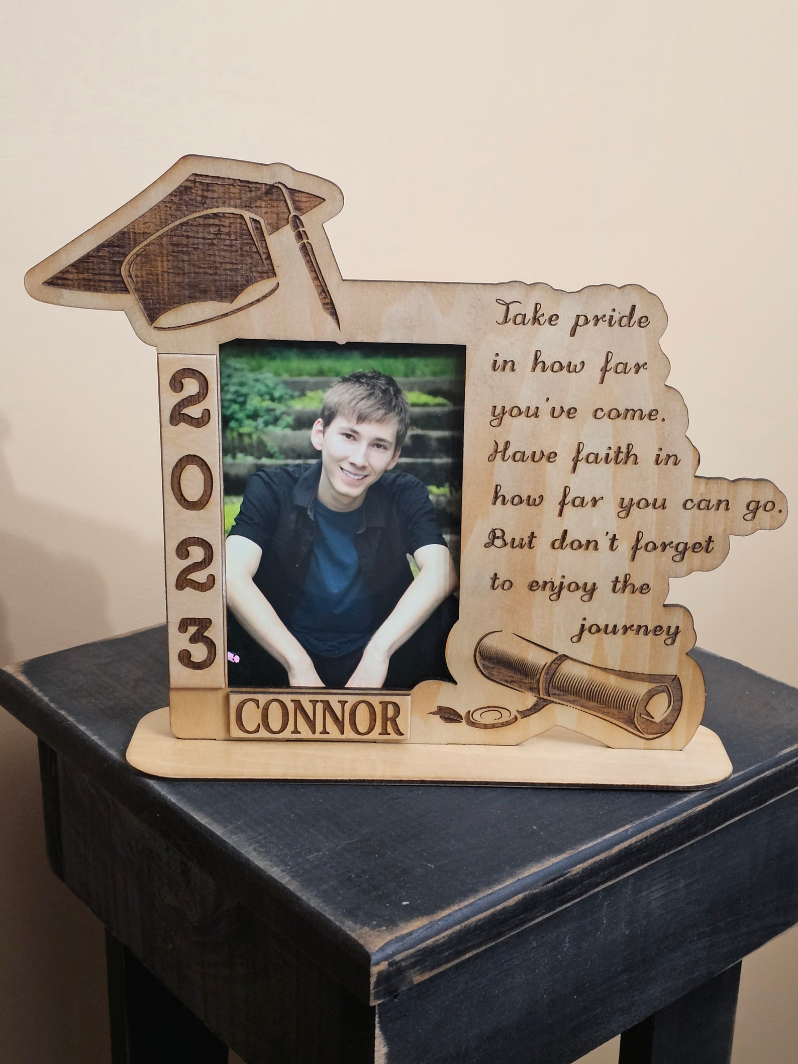 Custom Graduation Picture Holder. Display Table Decor. Graduation Party ...